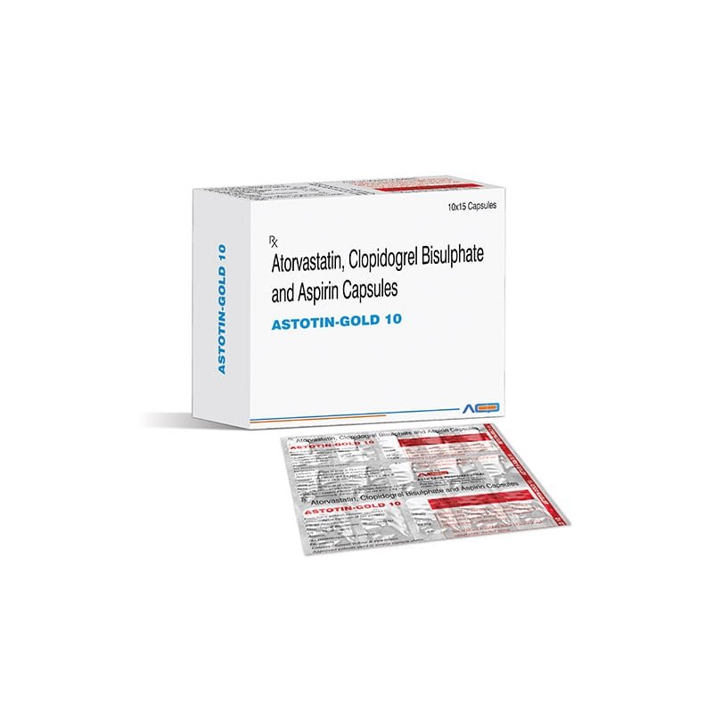 Astotin Gold 10 mg – Atorvastatin Film‑Coated Tablets | AstoCare Pharma