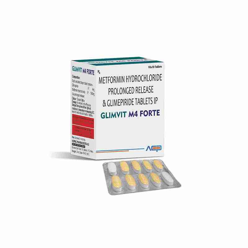 GLIMVIT M4 FORTE – Anti-Diabetic Tablet | Asto Care Pharmaceutical