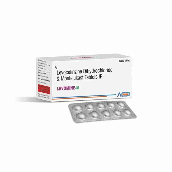 Levomine-M Tablet – Levocetirizine & Montelukast for Allergy Relief