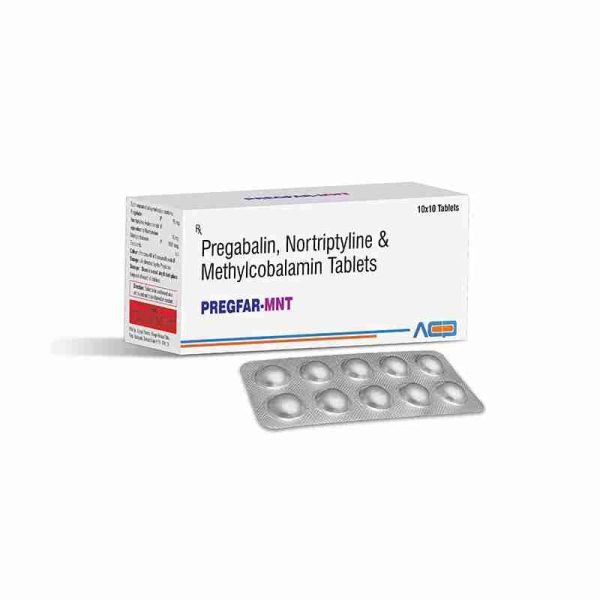 Pregfar‑MNT Tablet – Pregabalin 75 mg | Asto Care Pharma